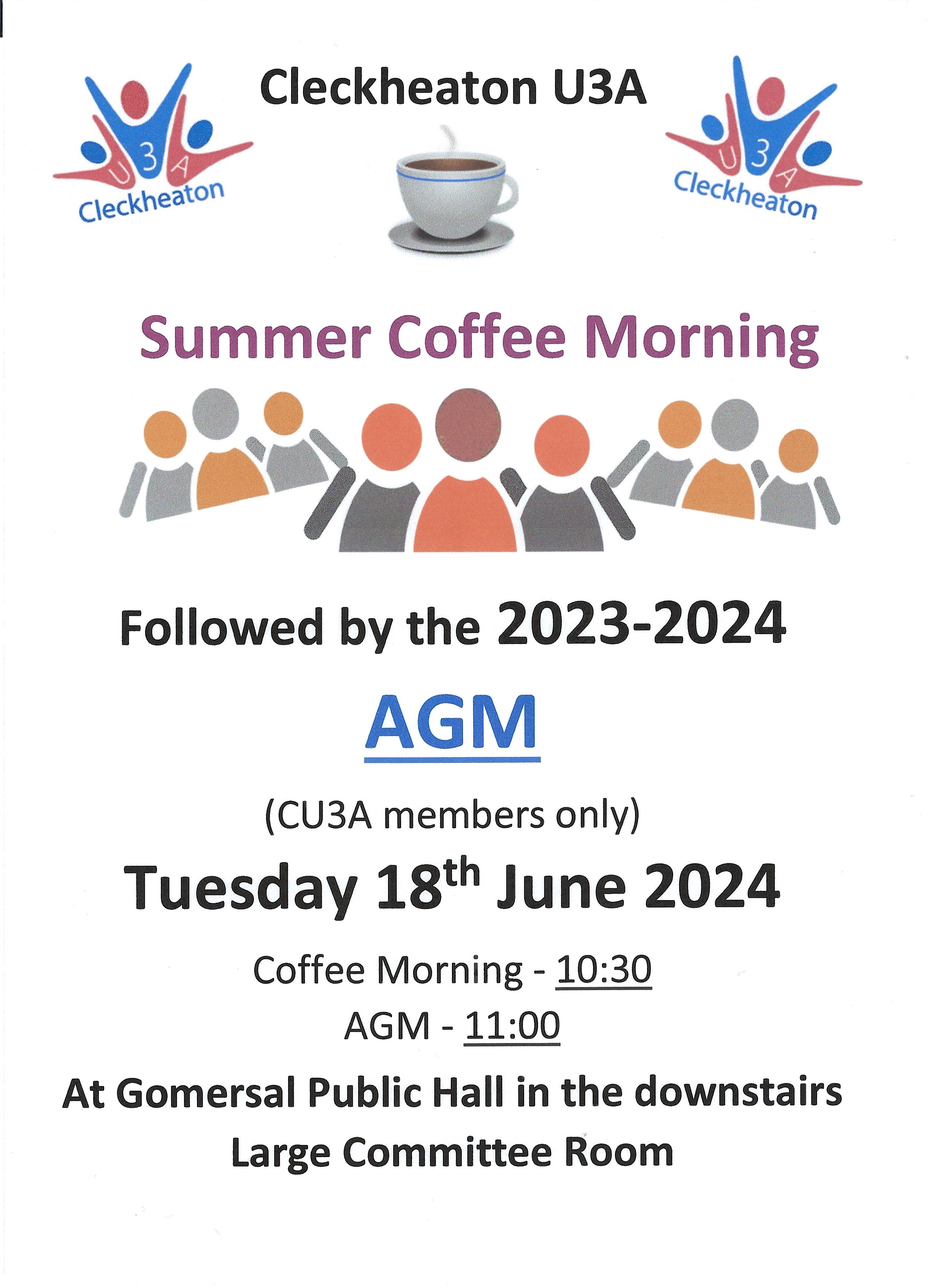 Stop Press – Cleckheaton U3A
